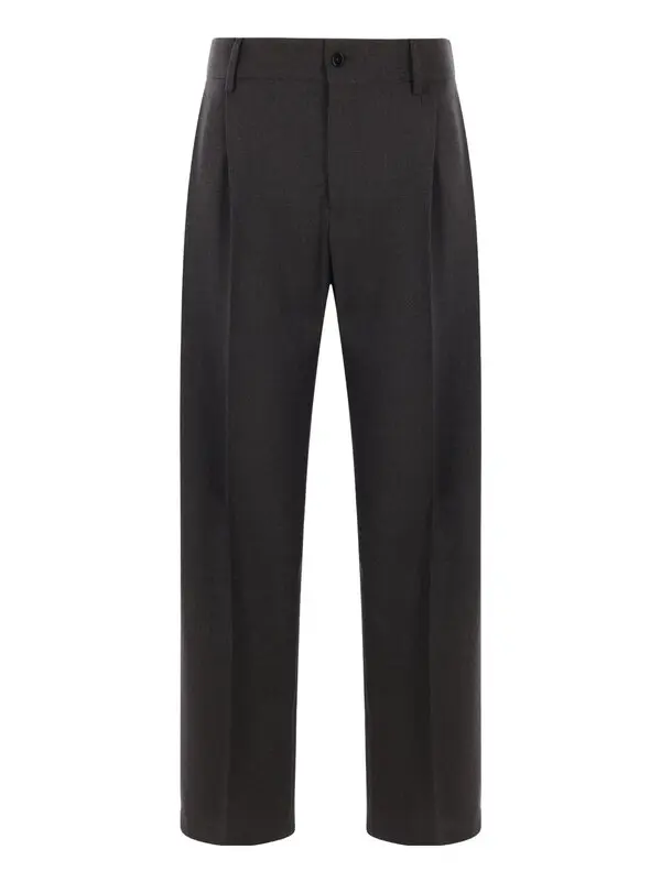 Dolce & Gabbana Tailored Pressed Crease Trousers - Black