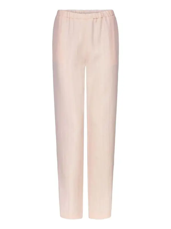 Loulou De Saison Scot Straight-leg Pants - Nude
