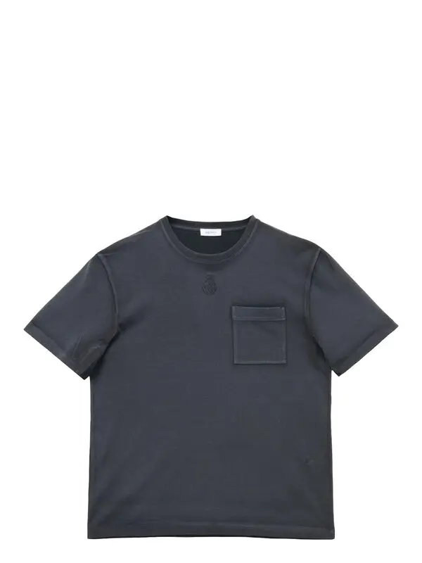 Alexander McQueen Skull Embroidered Crewneck T-shirt - Black
