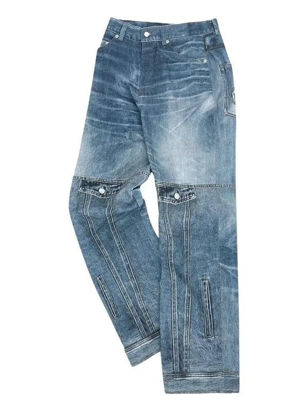 Andersson Bell Printed Jeans - Blue