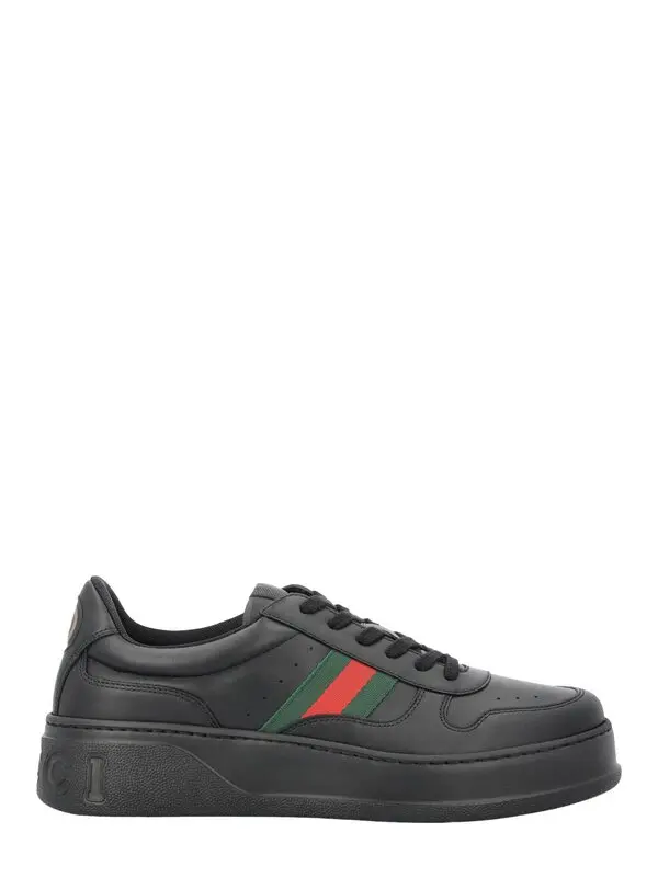 Gucci Low-top Chunky Sole Sneakers - Black