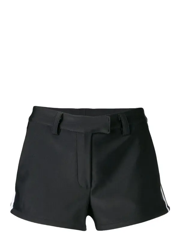 Gcds Logo Jacquard Lace Shorts - Black