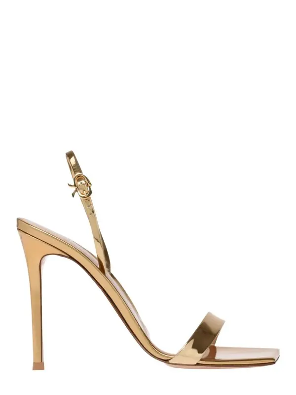 GIANVITO ROSSI Ribbon 105mm Stiletto Sandal - Nude