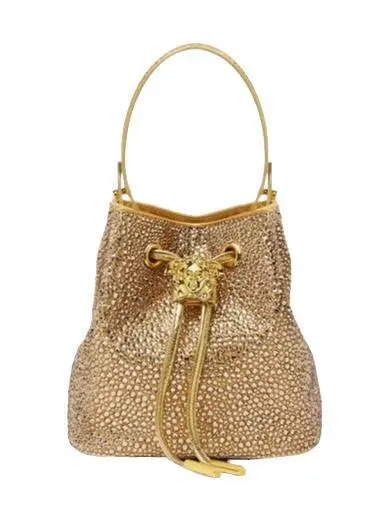 Versace La Medusa Drawstring Mini Bag - Golden