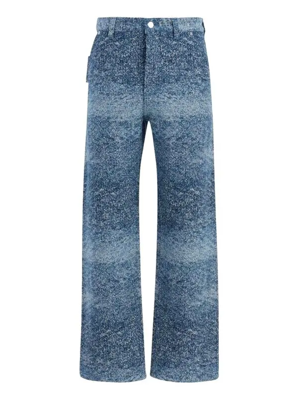 Dior Straight Leg Carpenter Jeans - Blue