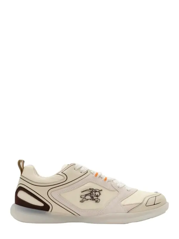 Burberry Ekd Low-top Sneakers - Ceramic White