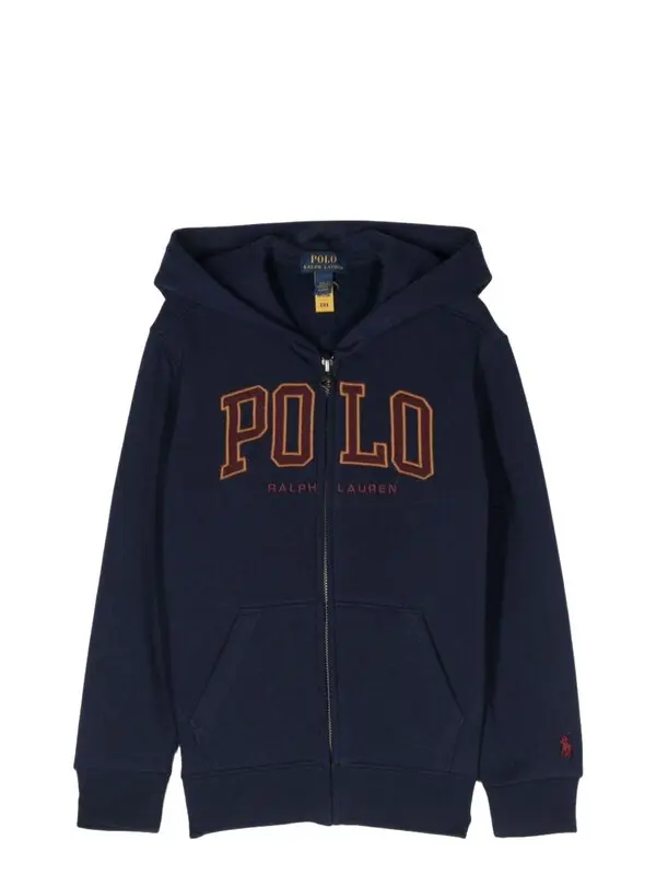 Polo Ralph Lauren Embroidered Cotton Hoodie - Black