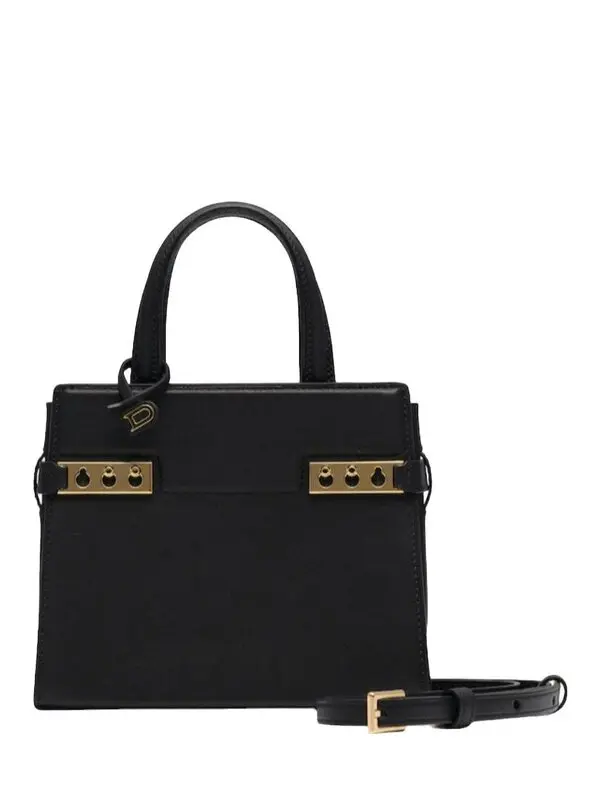 Delvaux Adjustable Shoulder Strap Cross-body Bag - Black