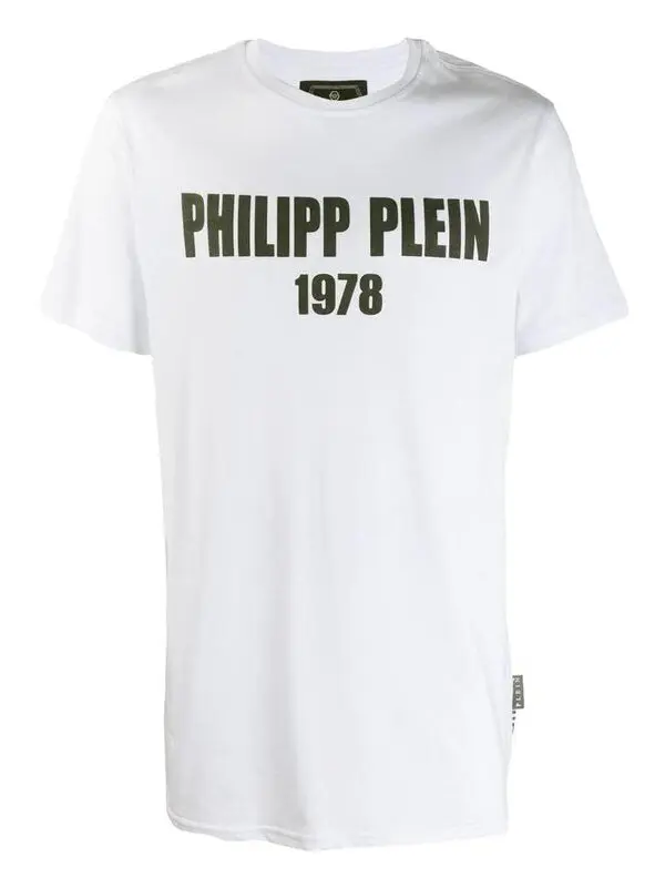 Philipp Plein Logo Printed T-shirt - White
