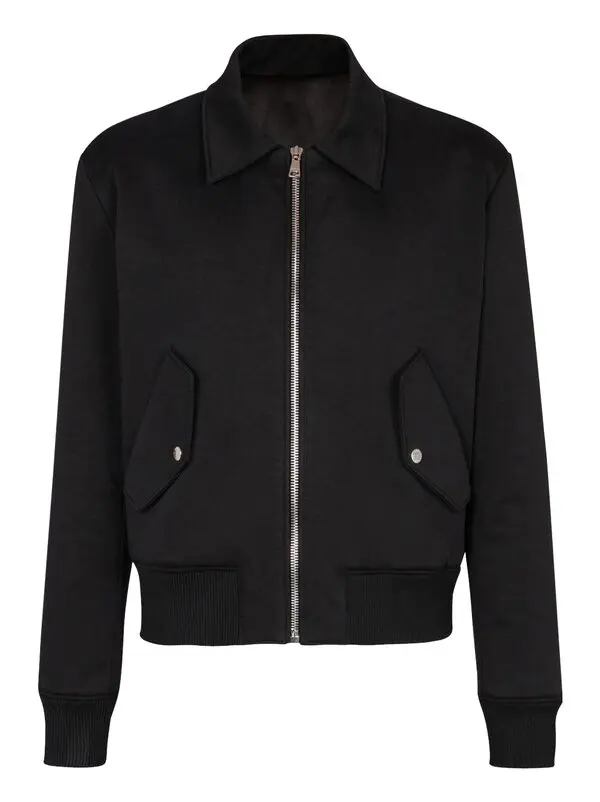 Balmain Vintage Logo Bomber Jacket - Black