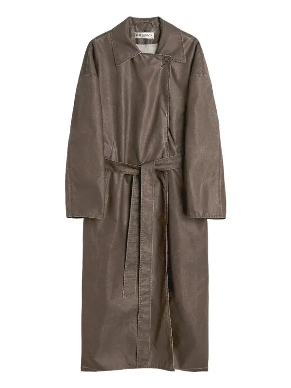 Our Legacy Belted Court Coat - Brown