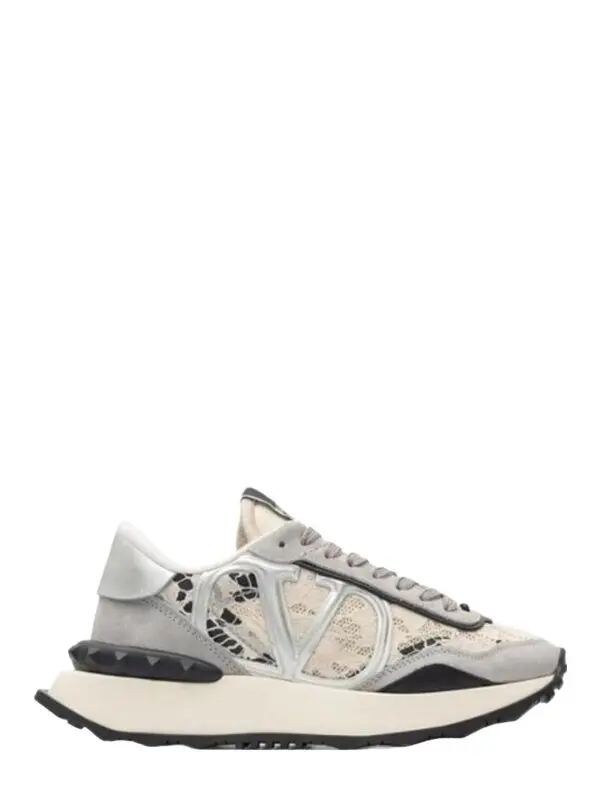 Valentino Garavani Lace Runner Low Top Sneakers - White