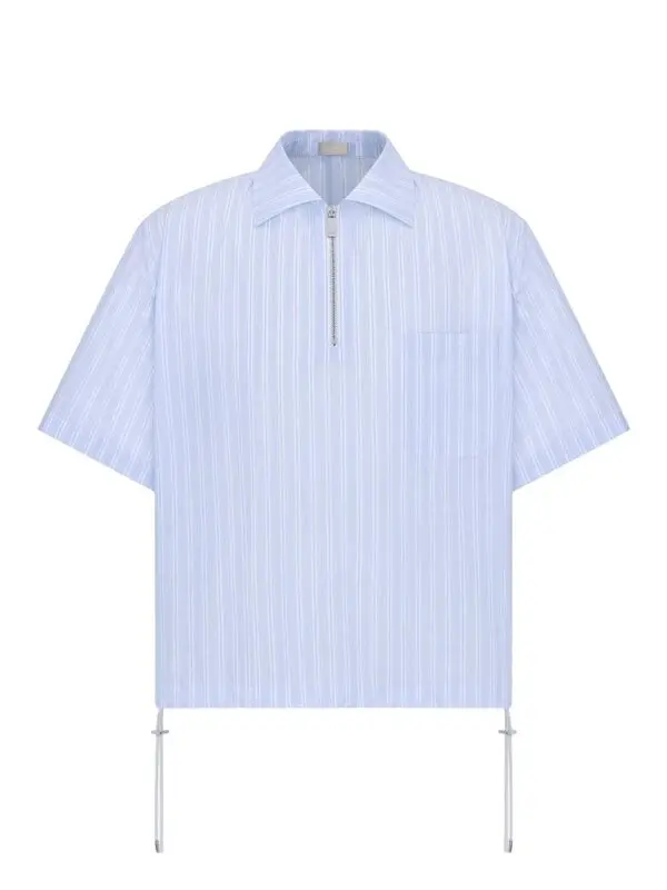 Dior Short-sleeved Pullover Shirt - Blue