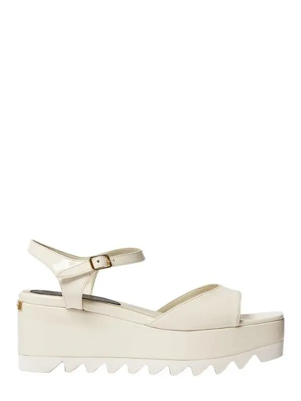 Stella McCartney Elyse Platform Heeled Sandals - White