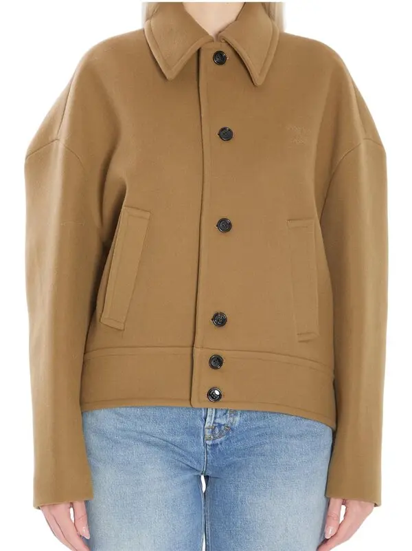 Celine Long Sleeve Casual Jacket - Brown