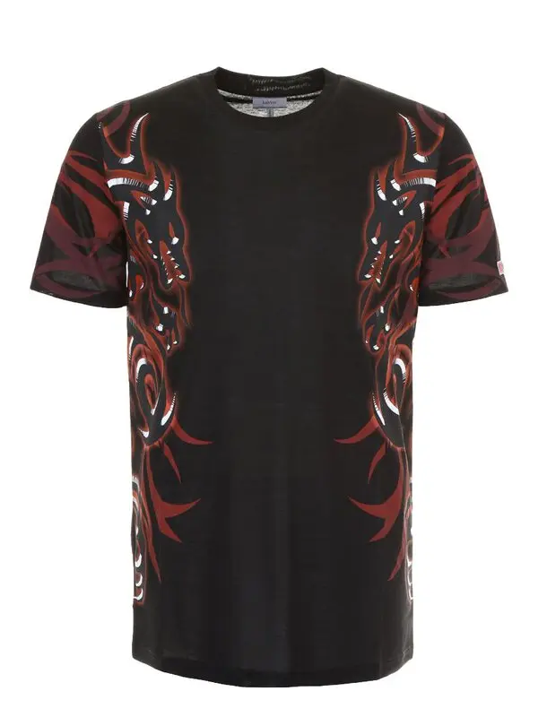 LANVIN Print T-shirt - Black