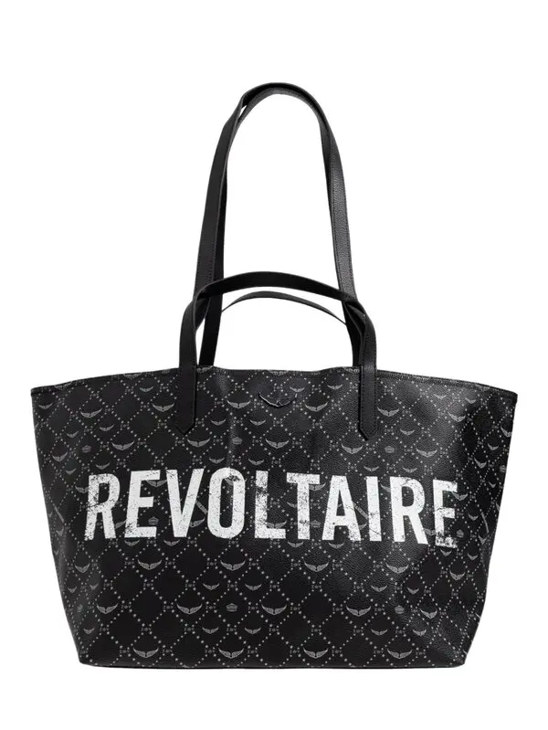 Zadig&Voltaire Logo Print Tote Bag - Black