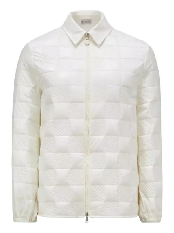 Moncler Zip-up Padded Jacket - White