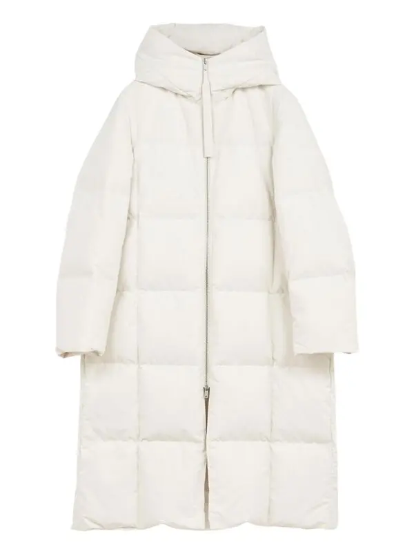 JIL SANDER Quilted Down Coat - White