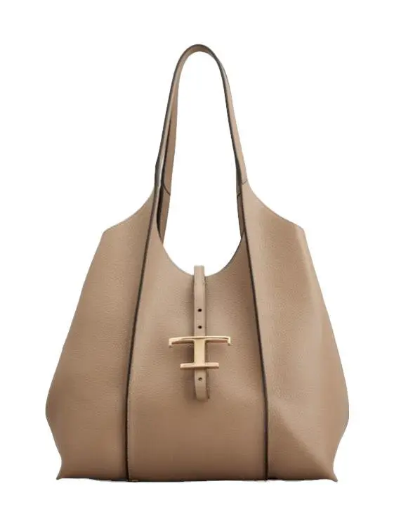 TOD'S Timeless Small Shopping Bag - Brown