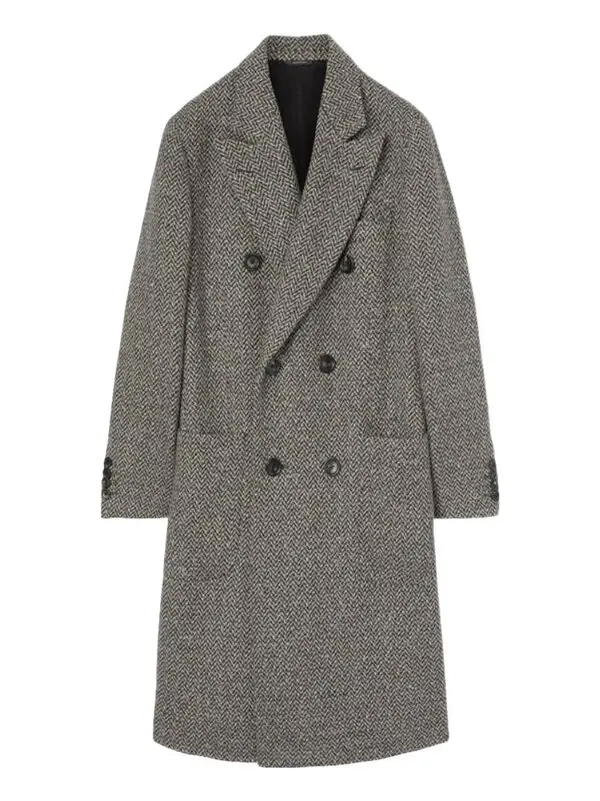 Loro Piana Herwin Double Breasted Coat - Gray