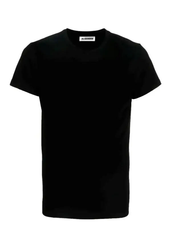 JIL SANDER Crewneck Short-sleeved T-shirt - Black