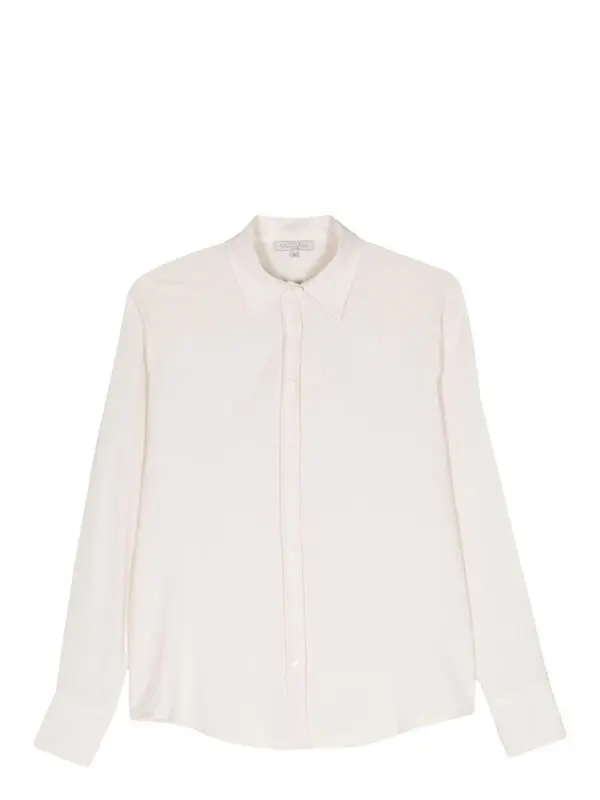 Antonelli Firenze Crepe-texture Shirt - White