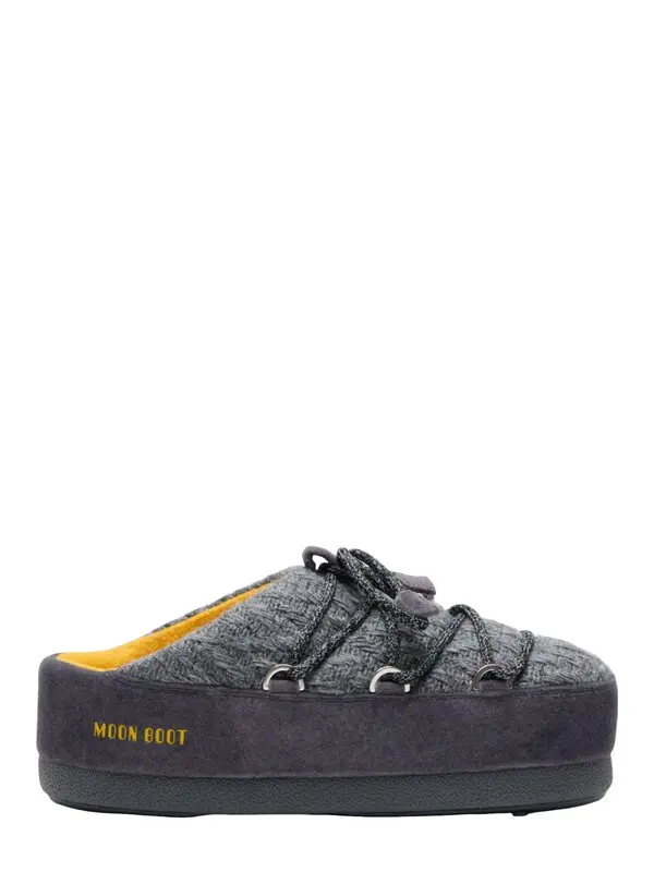 Moon Boot X Guest In Residence Evx Knit Mules - Grey