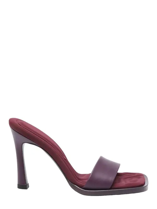 Attico Square-headed High-heeled Sandals - Multicolor