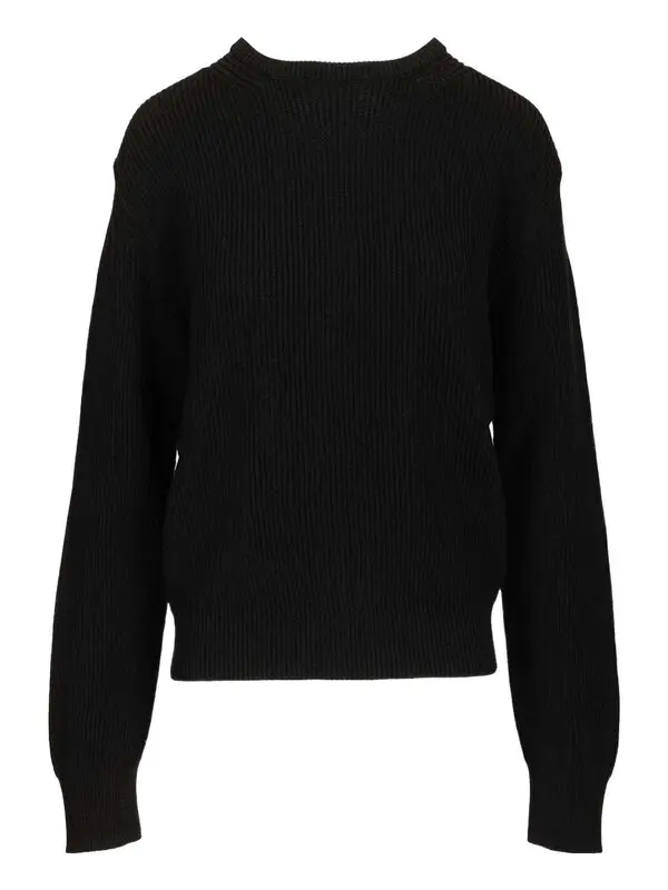 Rick Owens Concordians Open-back Knitted Jumper - Black
