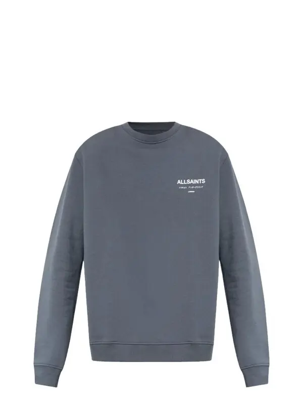 ALLSAINTS Underground Logo Sweatshirt - Dark Steel Blue
