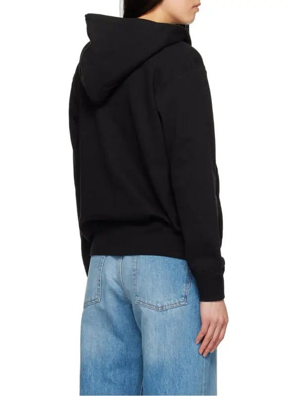 Play Comme Des Garcon Layered Heart Zip-up Hoodie - Black