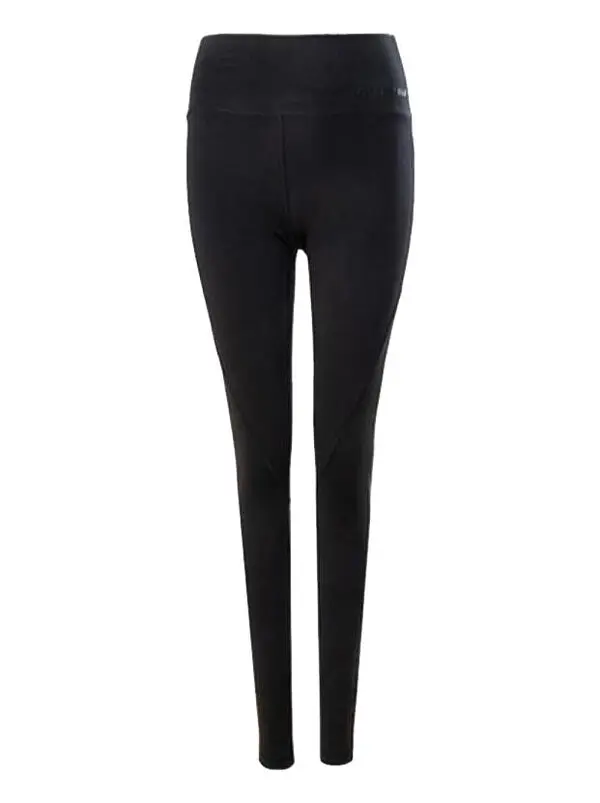 Karl Lagerfeld High Waist Logo Casual Pants - Black