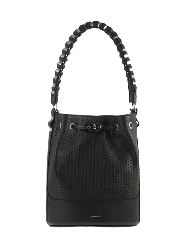 ZANELLATO Monda Leather Bucket Bag - Black