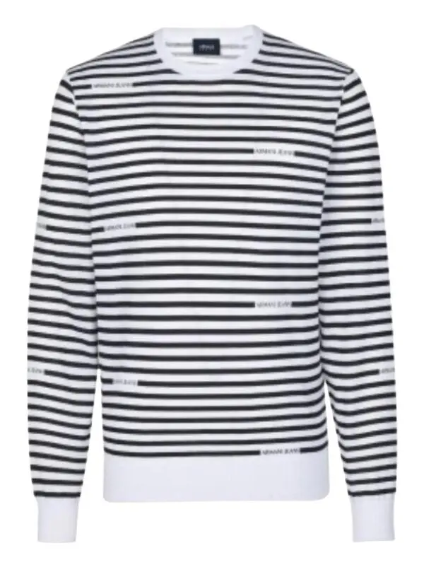 Emporio Armani Logo Pullover - White