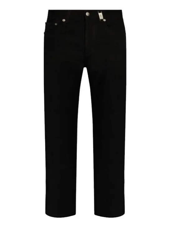 Alexander McQueen Skull Detailed Straight-leg Jeans - Black