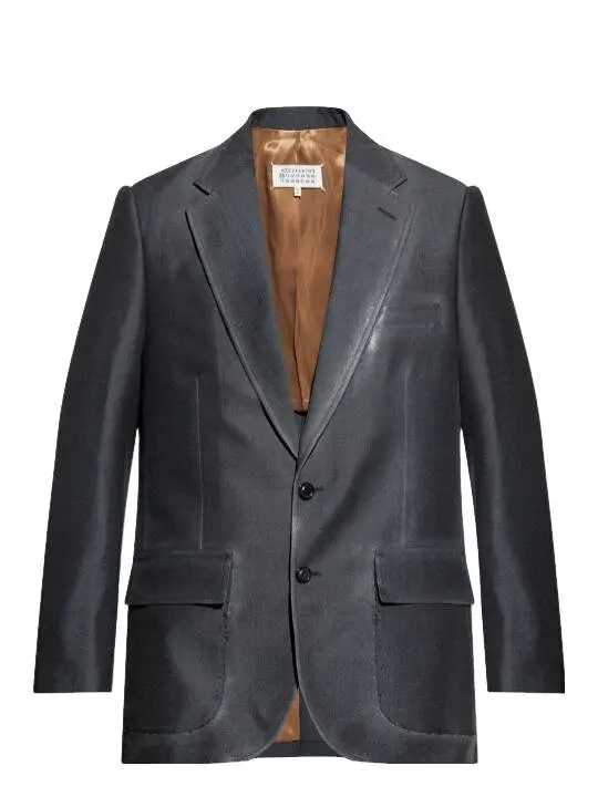 MAISON MARGIELA Single-breasted Jacket - Anthracite
