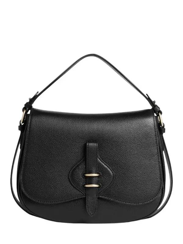 COCCINELLE Mavery Flap Shoulder Bag - Black