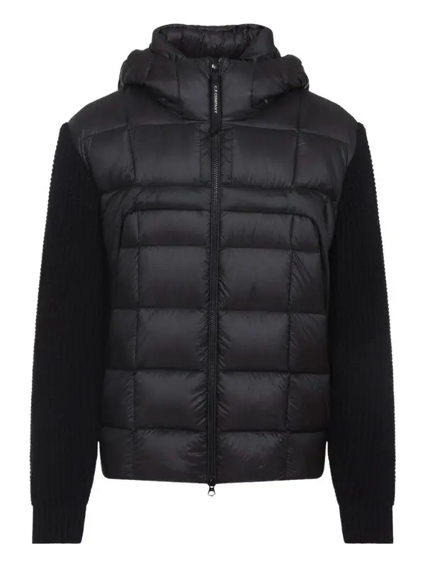 C.P. COMPANY Goggle Padded Jacket - Black