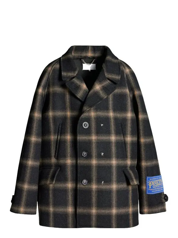 MAISON MARGIELA Double-breasted Peacoat - Black
