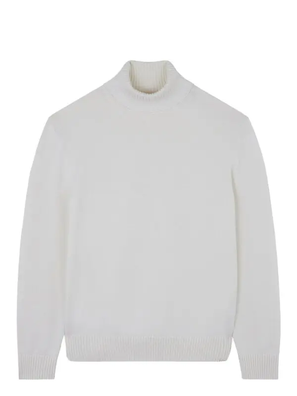 PAUL  SHARK Paul & Shark Wool Turtleneck Sweater - Milky White