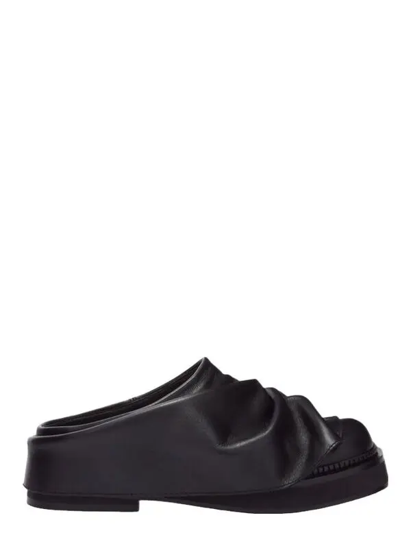 Attico The Mini Robin Sabot" Mules - Black