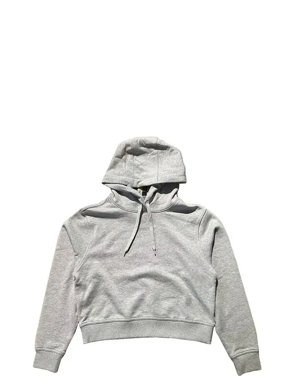 Burberry Long Sleeve Hooded Sweatshirt - Grey