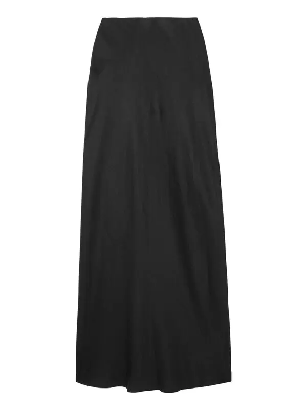 Theory High Waist Maxi Skirt - Black