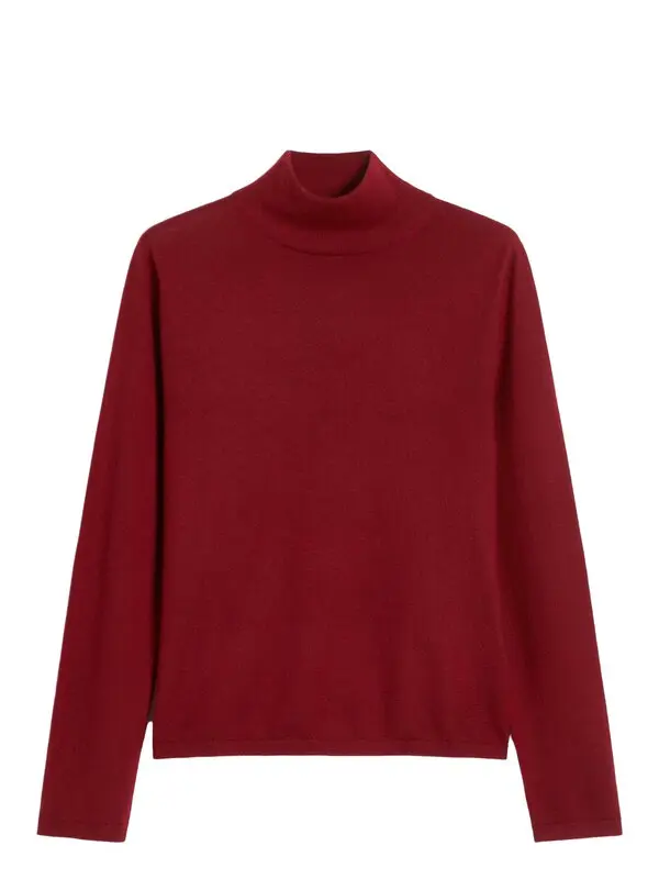 Max Mara Meana Turtleneck Knitted Jumper - Raspberry Color