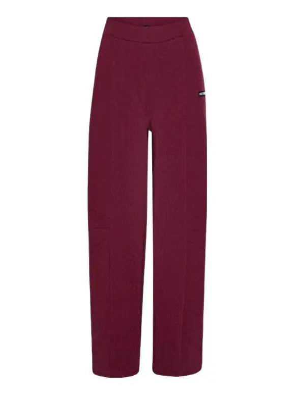 ROTATE BY BIRGER CHRISTENSEN Elasticated Track Pants - Bordeaux Red