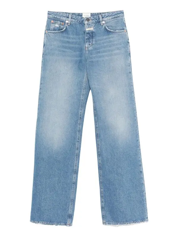 Closed Logo-patch Jeans - Blue