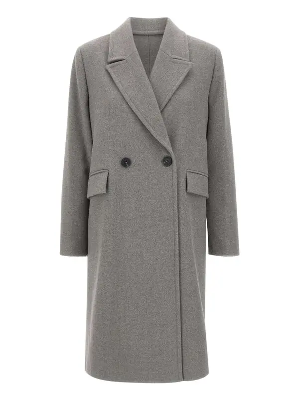 KAOS Double-breasted Coat - Grey