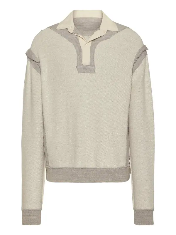 MAISON MARGIELA Décortiqué Sweatshirt - Gray Mixed Color