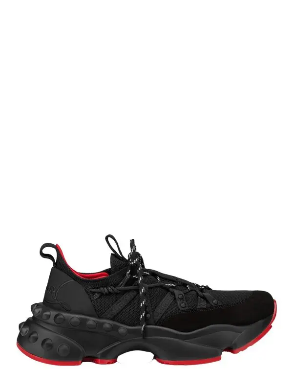 CHRISTIAN LOUBOUTIN Trailnrun Lace-up Sneakers - Black